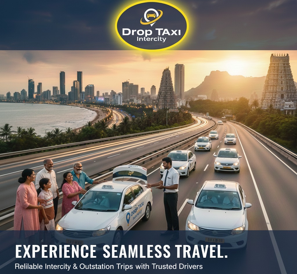 Drop Taxi | Drop Taxi Intercity | One Way & Outstation Cabs Tamil Nadu